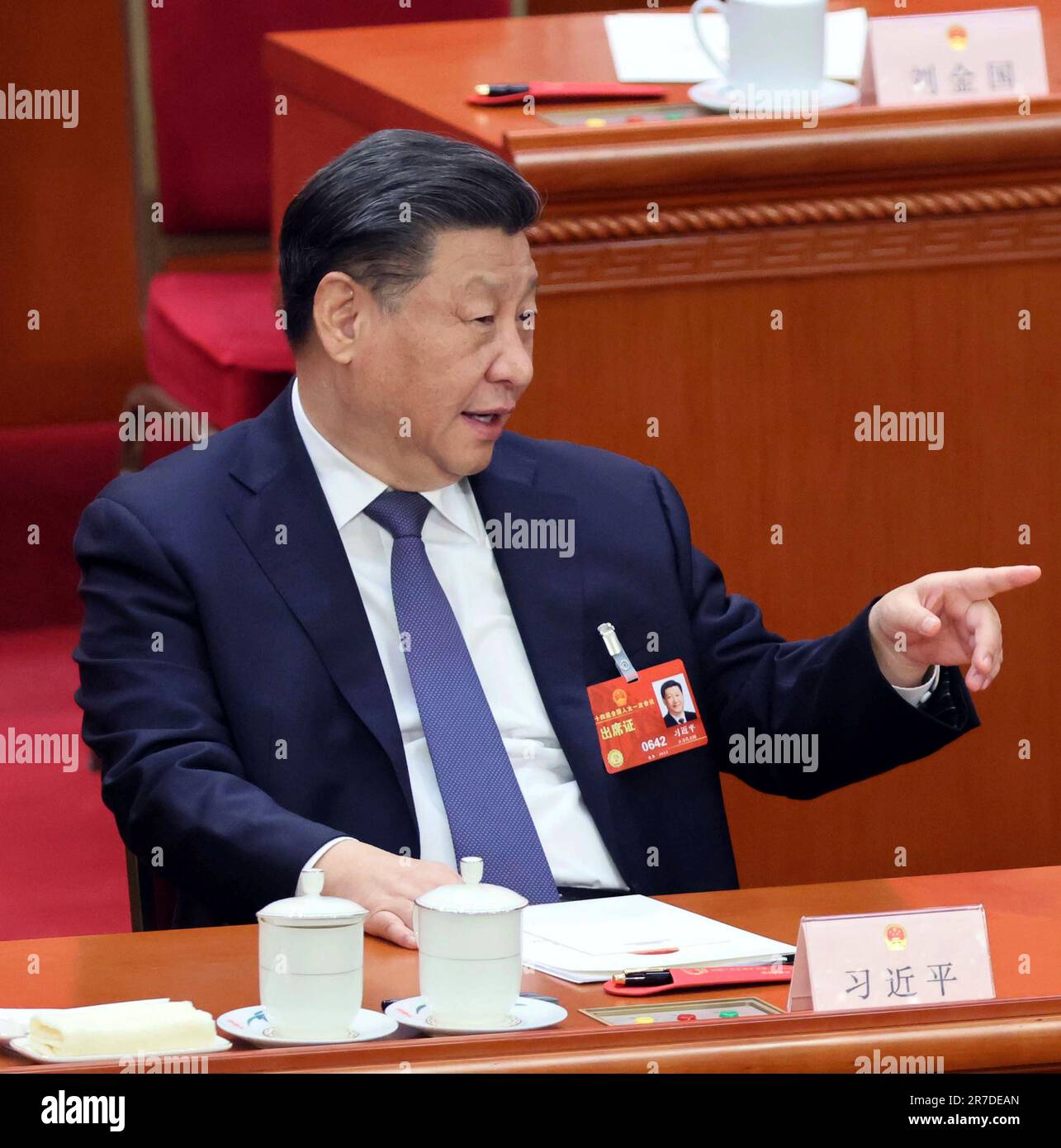FILE: Chinese President Xi Jinping attends the National People's ...