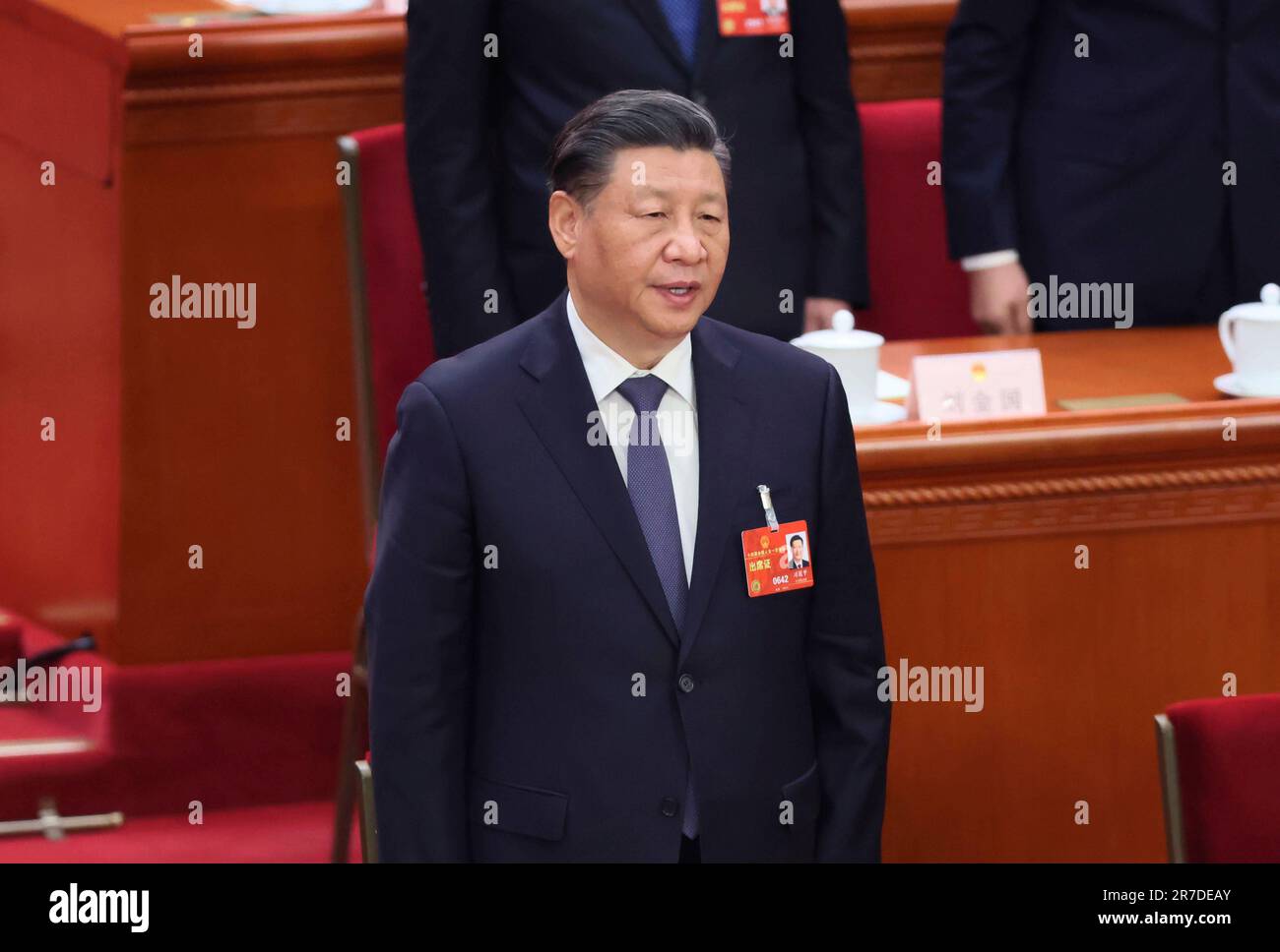 FILE: Chinese President Xi Jinping attends the National People's ...