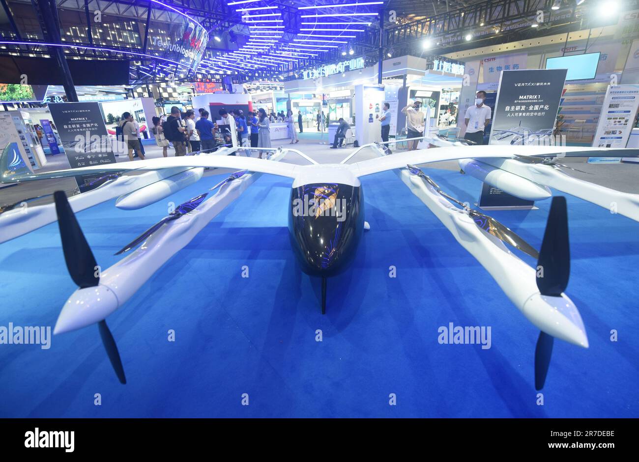 SHANGHAI, CHINA - JUNE 15, 2023 - Visitors visit China's new manned ...