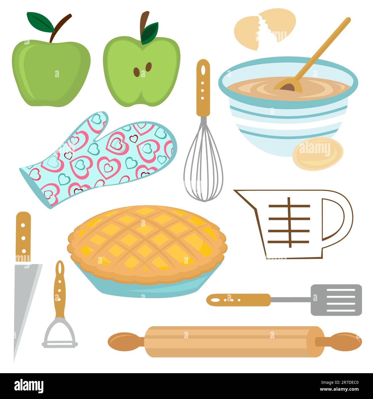 Pastries preparation Cut Out Stock Images & Pictures - Alamy