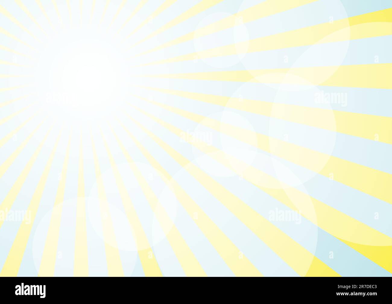 Sun sunshine vector beams Stock Vector Images - Alamy