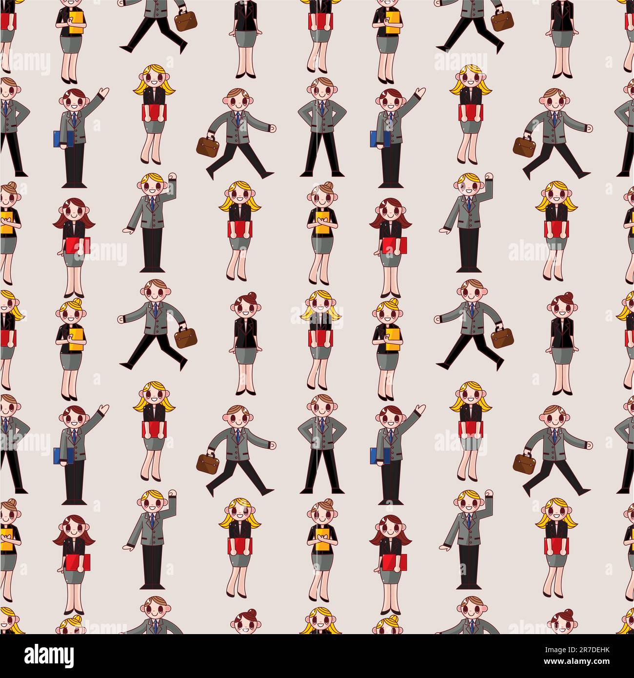 Seamless office Stock Vector Images - Alamy