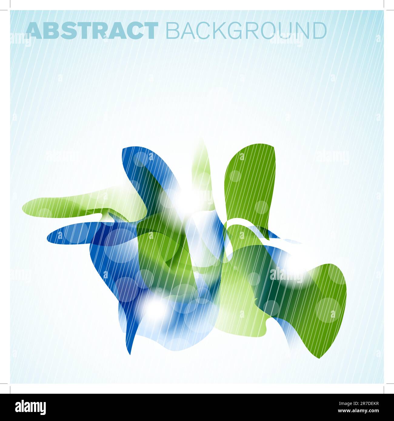 Abstract blue and green vector background Stock Vector Image & Art - Alamy