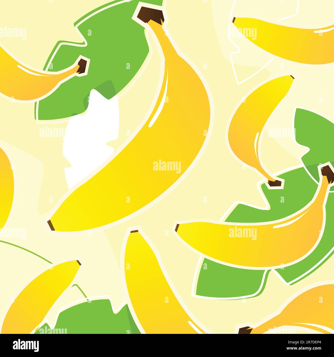 Stylized Banana vector pattern Stock Vector Image & Art - Alamy