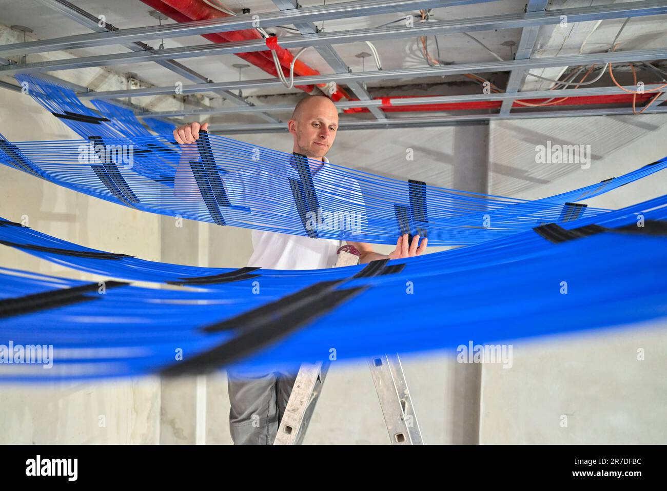 Petersdorf, Germany. 14th June, 2023. Emanuel Kaldun, employee of ...