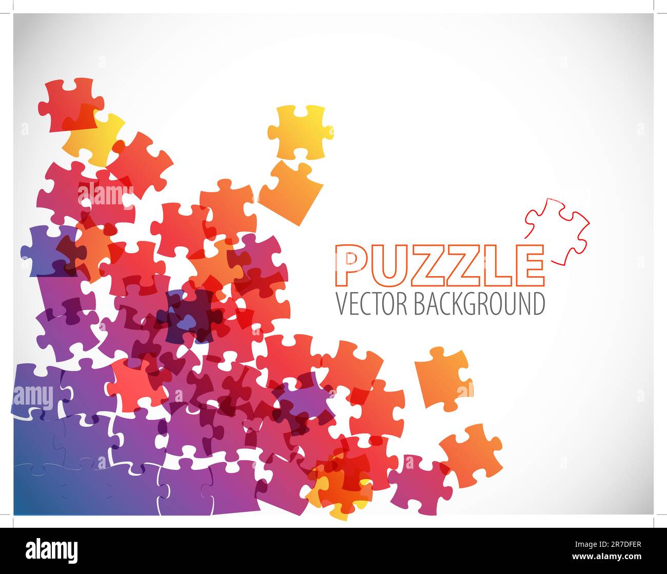 Abstract background made from puzzle pieces Stock Vector Image & Art ...