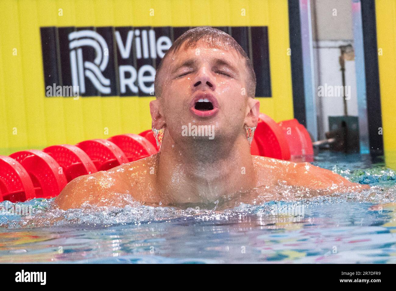 Jaouad Syoud competes during the Swimming French National Championships ...