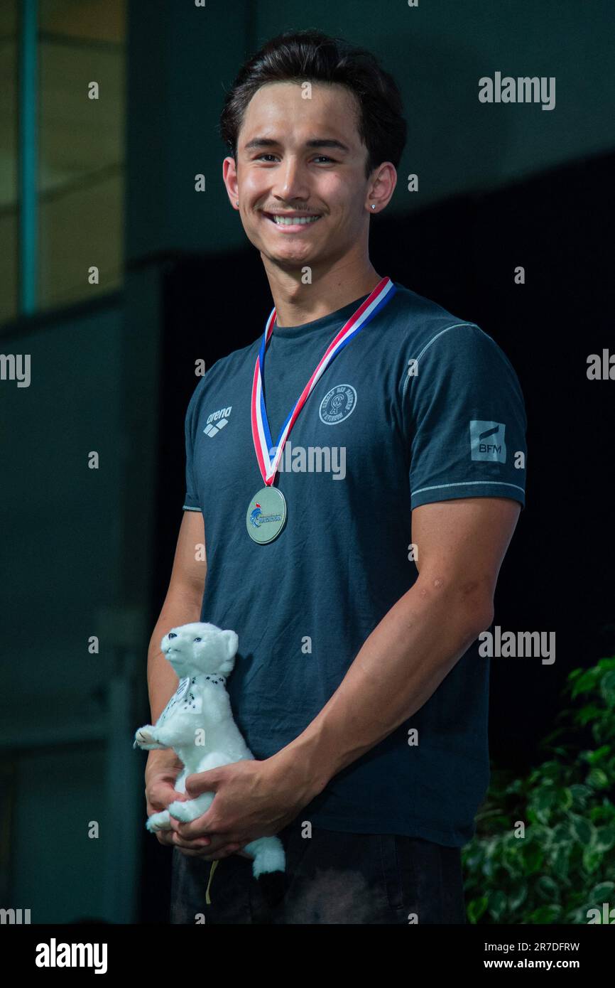 Brendan Fitzpatrick competes during the Swimming French National ...