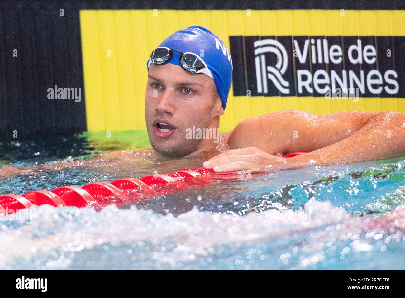 Jaouad Syoud competes during the Swimming French National Championships ...