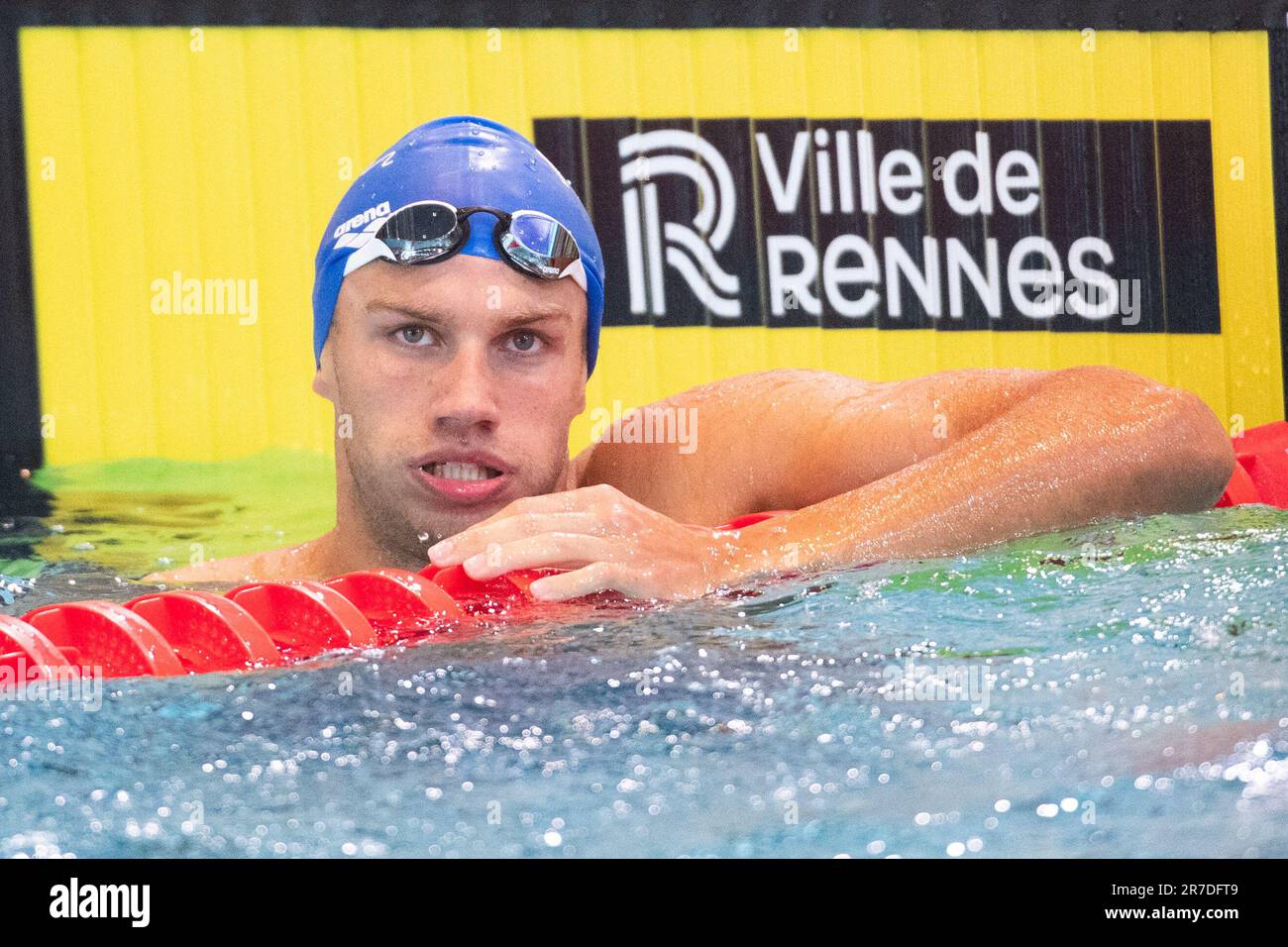 Jaouad Syoud competes during the Swimming French National Championships ...