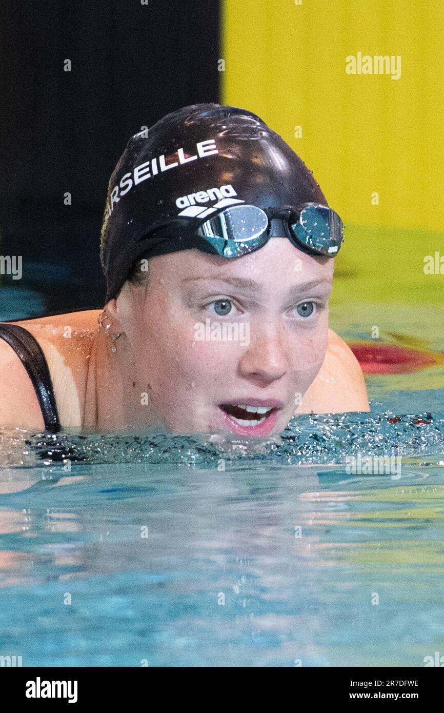 Justine Delmas competes during the Swimming French National ...