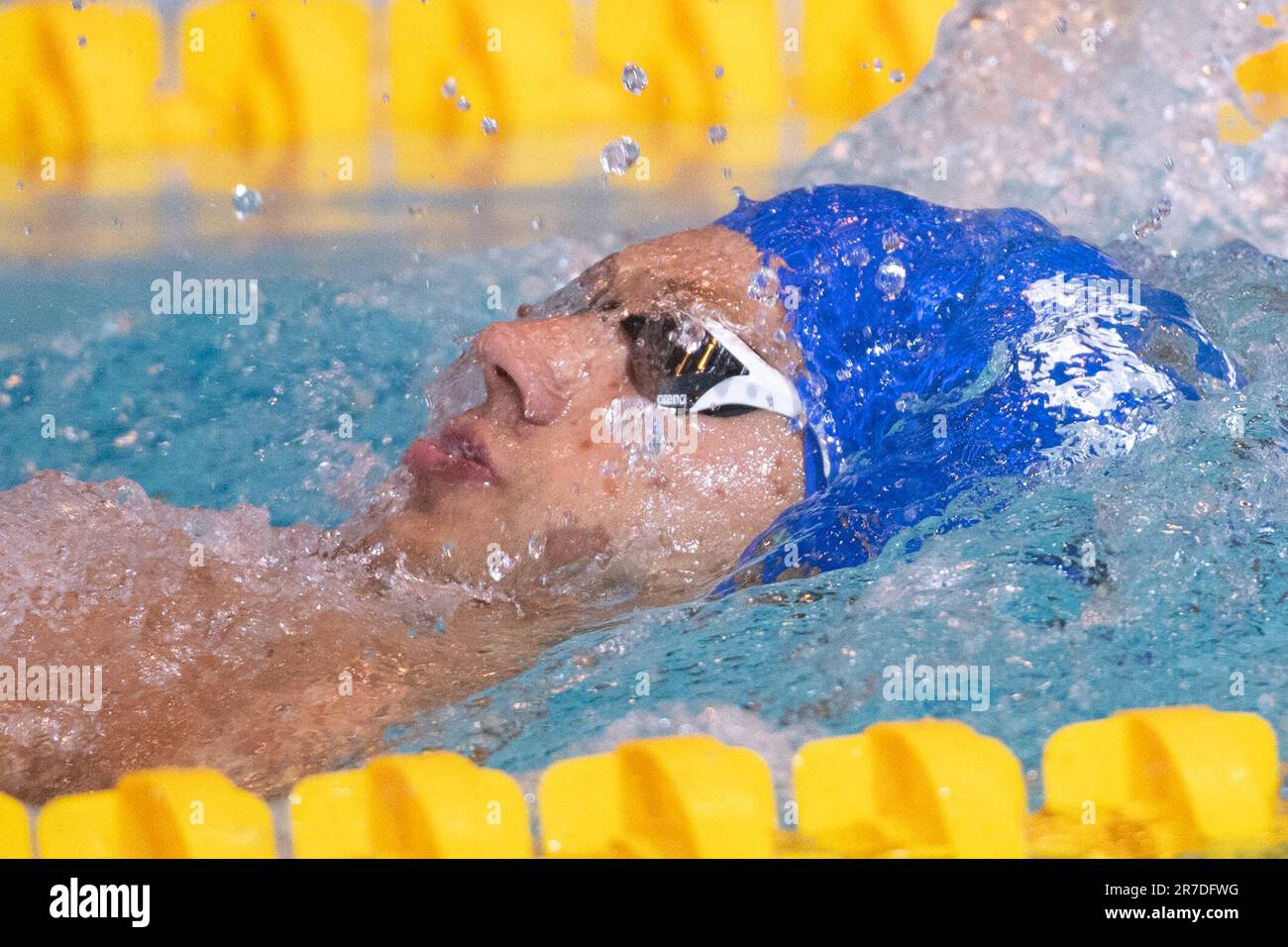 Jaouad Syoud competes during the Swimming French National Championships ...