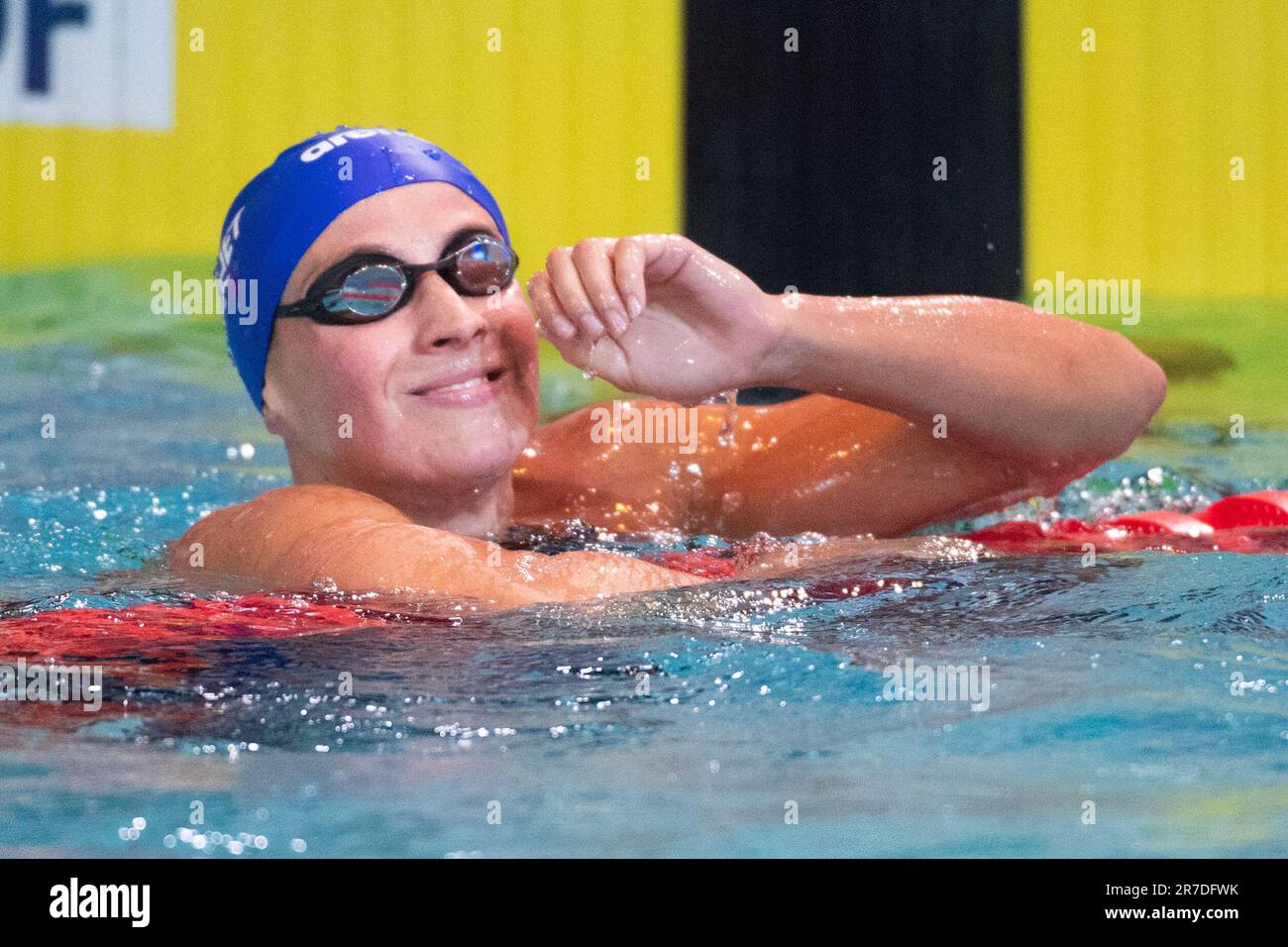 Charlotte Bonnet competes during the Swimming French National ...