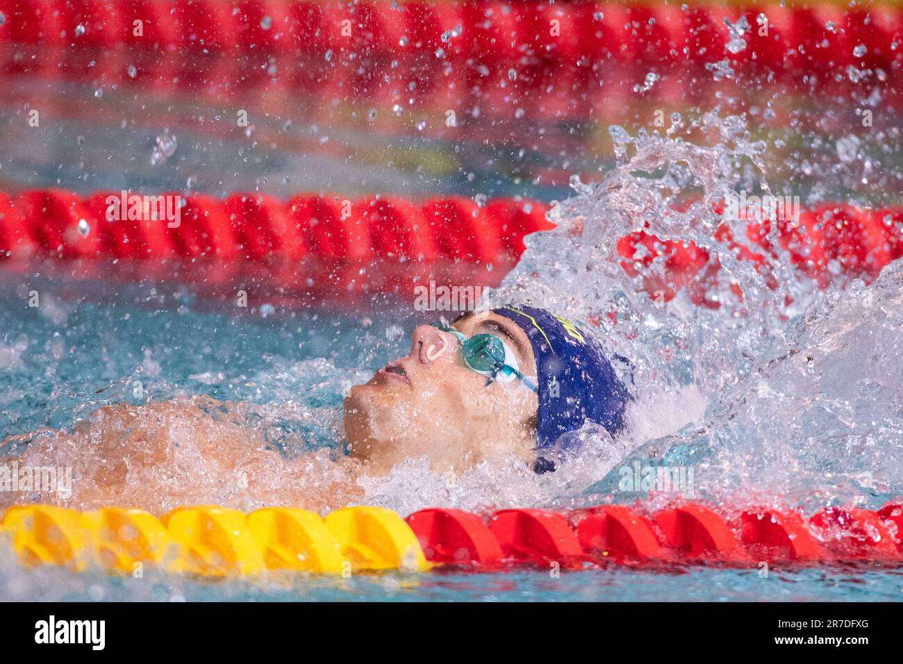 Jules Andre competes during the Swimming French National Championships ...