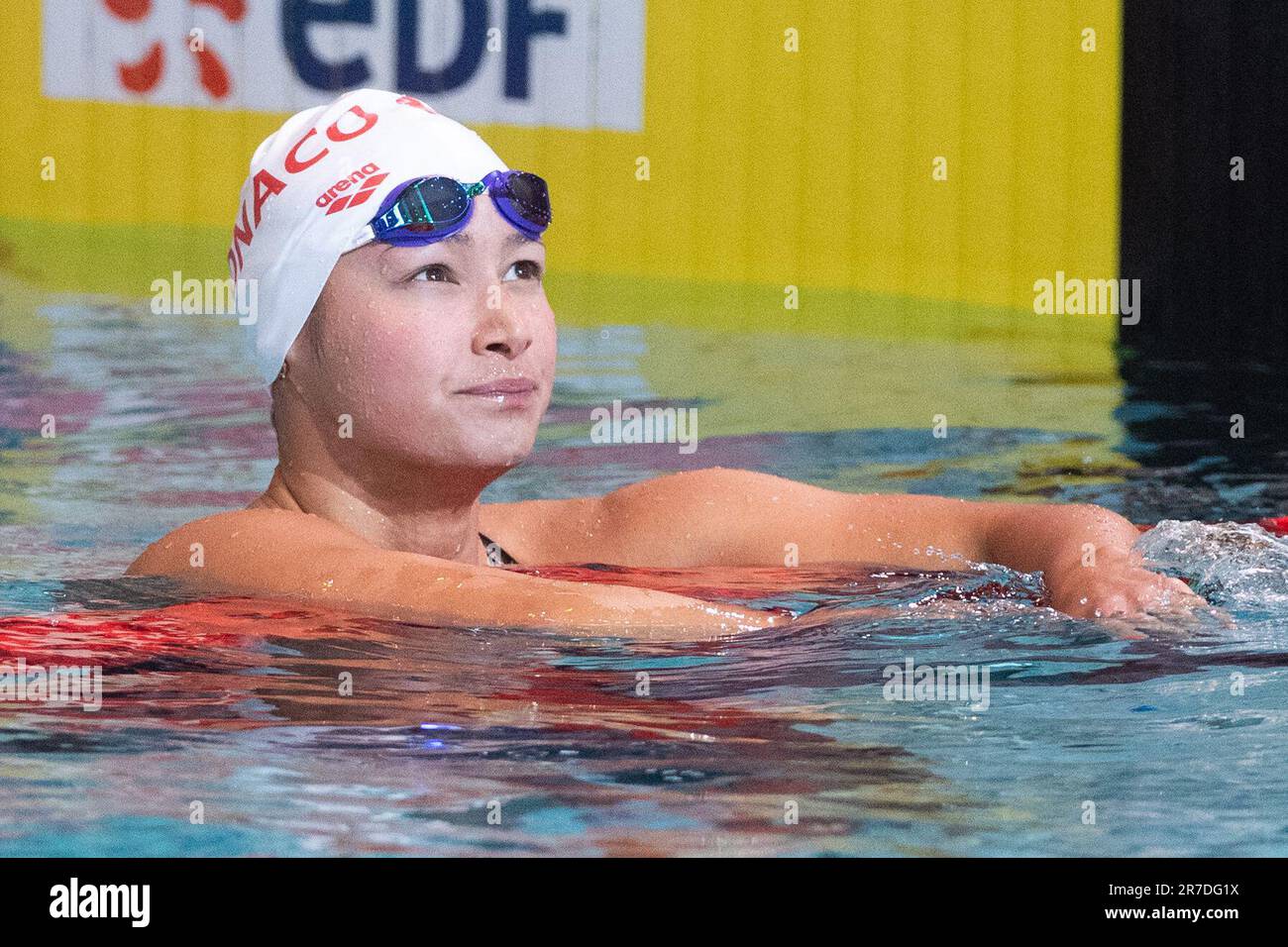 Rennes, France. 14th June, 2023. Camille Cheng competes during the ...