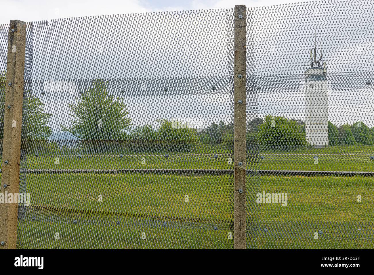 Impression of the border museum Point Alpha at the Thuringian-Hessian ...