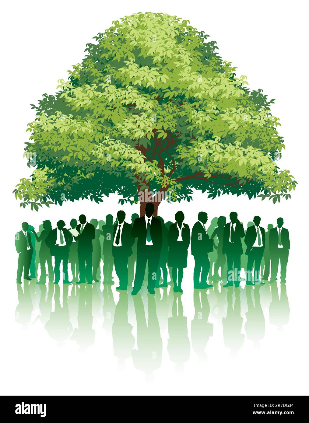 Under a big tree Cut Out Stock Images & Pictures - Alamy