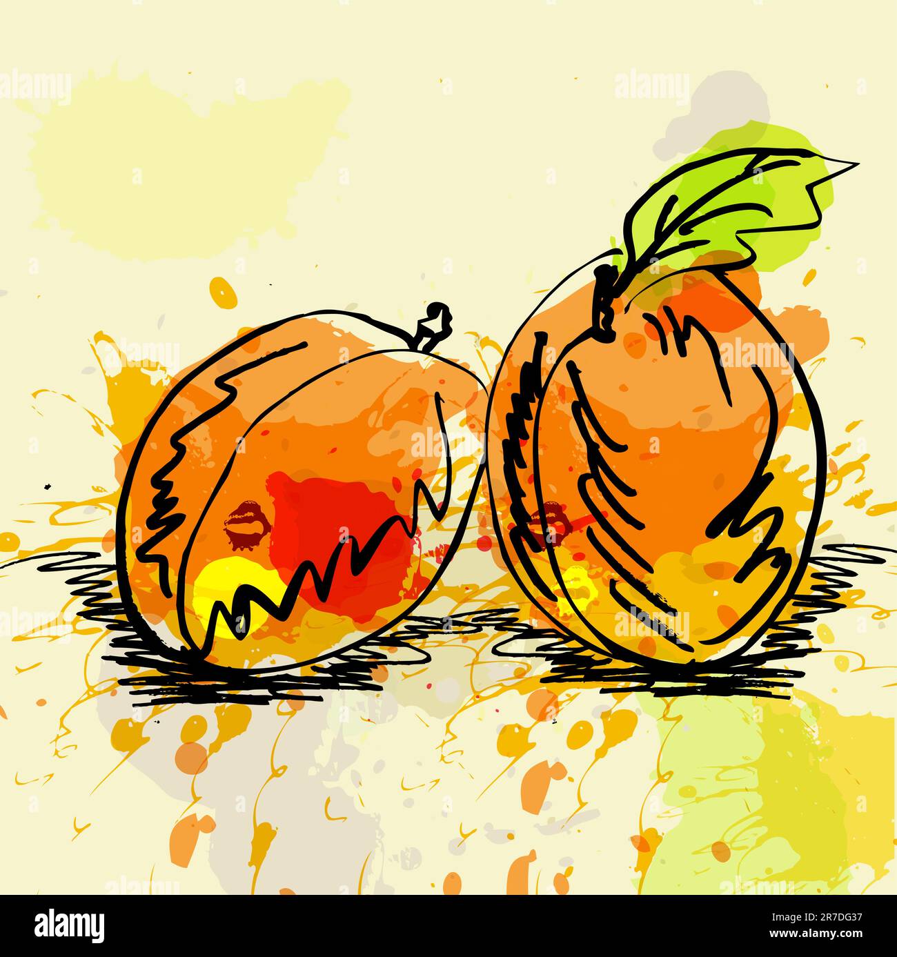 Close up image sweet Stock Vector Images - Alamy