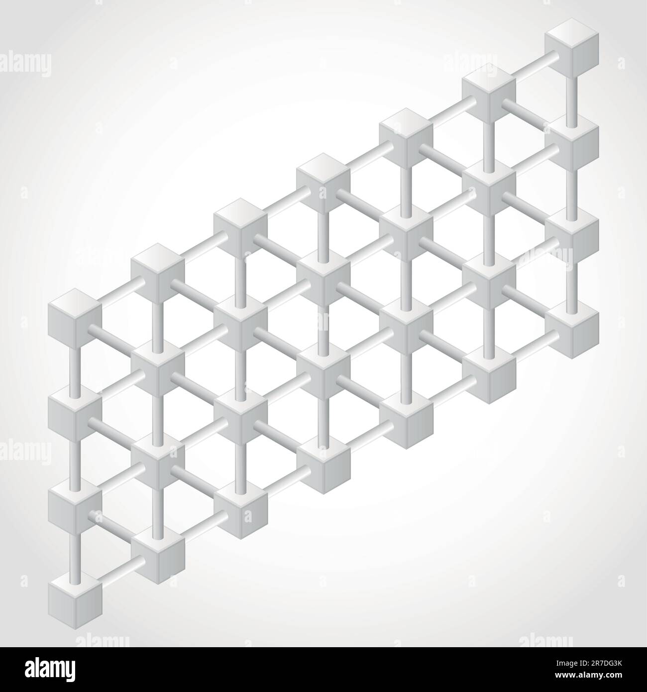 Abstract White design 3D Element , impossible object - vector art cube Stock Vector Image & Art ...