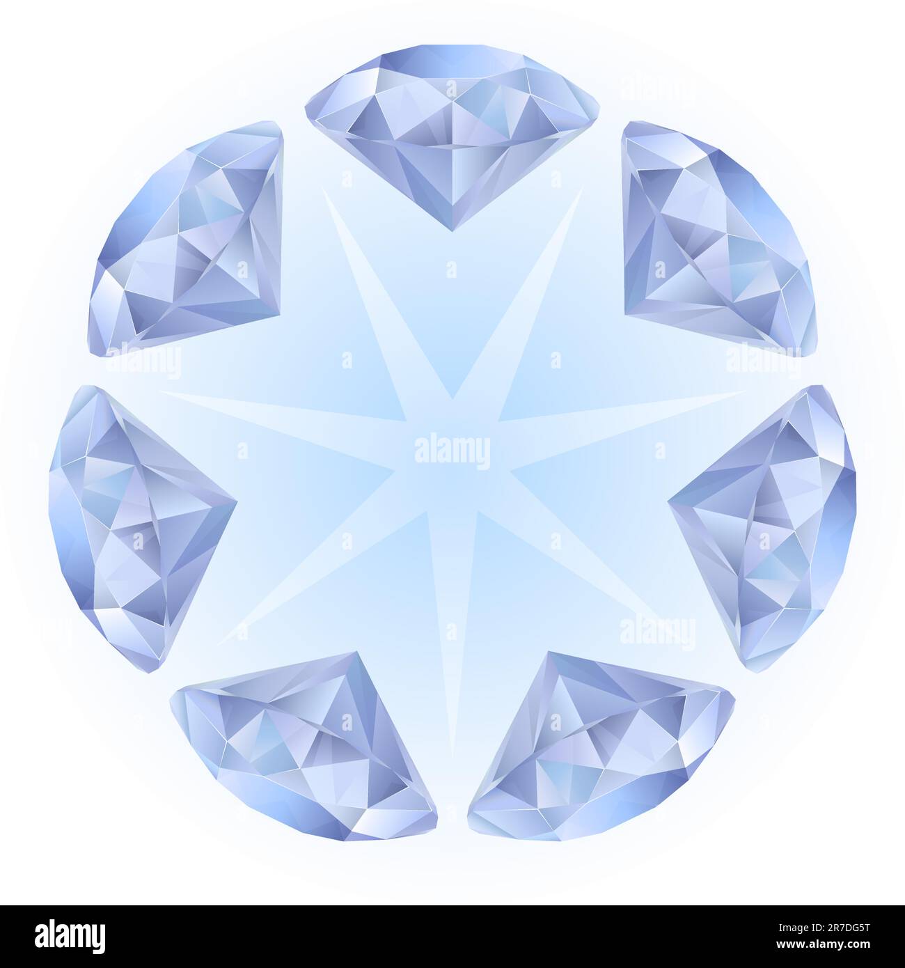 Realistic diamonds pattern. Illustration for design on white background ...