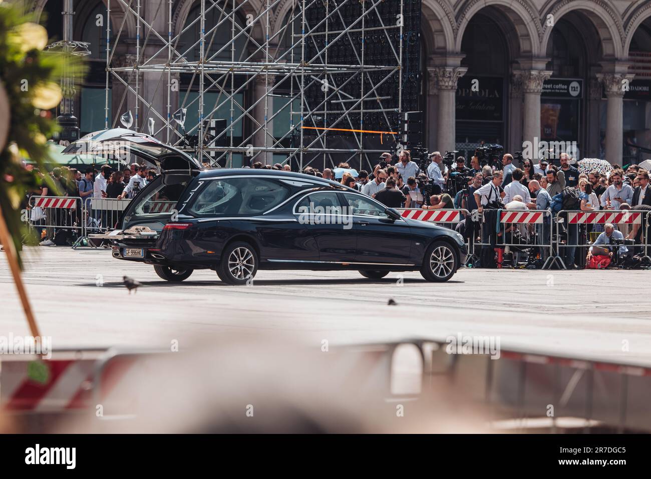 Milan, Italy - June 2023: The state funeral of Silvio Berlusconi at the ...