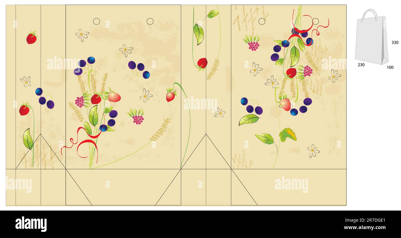 Strawberry bag Cut Out Stock Images & Pictures - Alamy