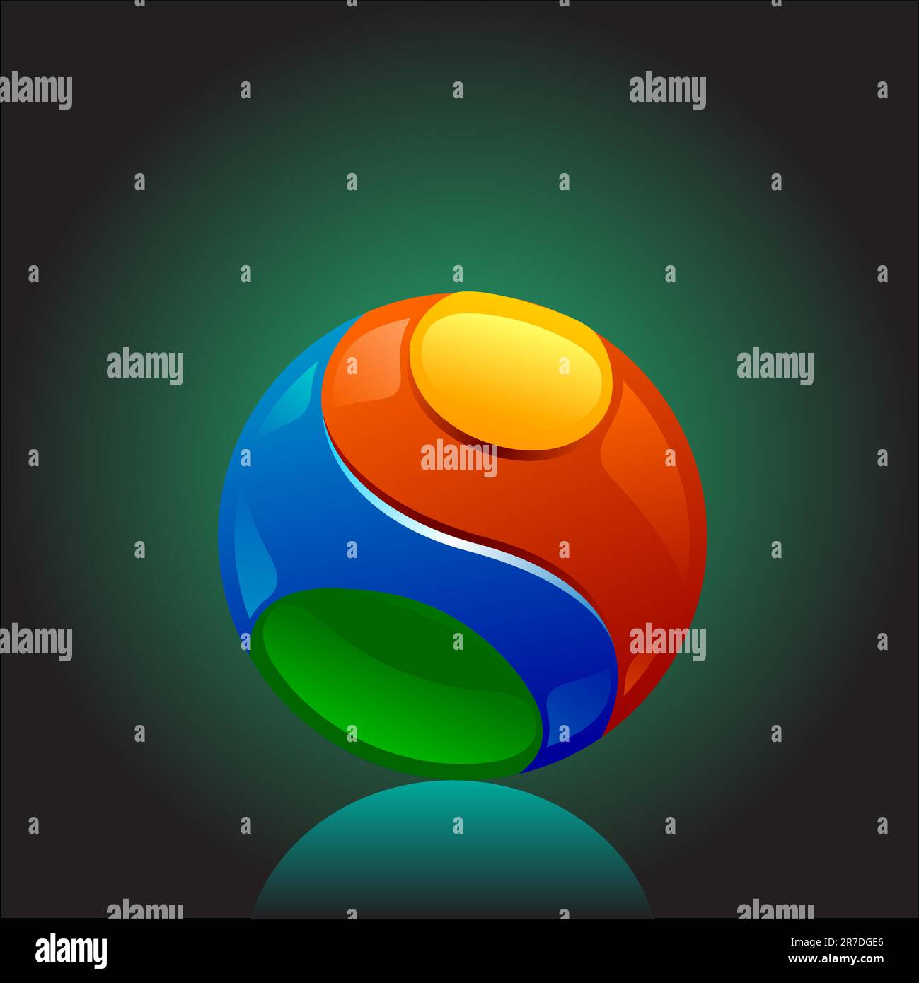 Yellow hard ball Stock Vector Images - Alamy