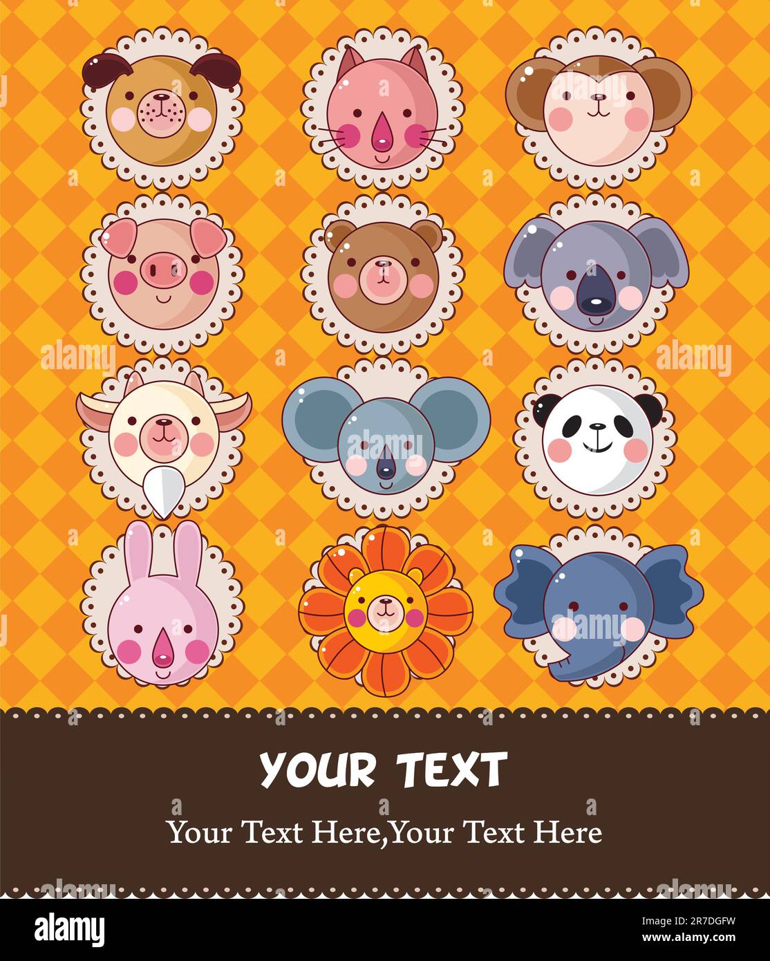 Monkey kid cartoon poster Stock Vector Images - Alamy