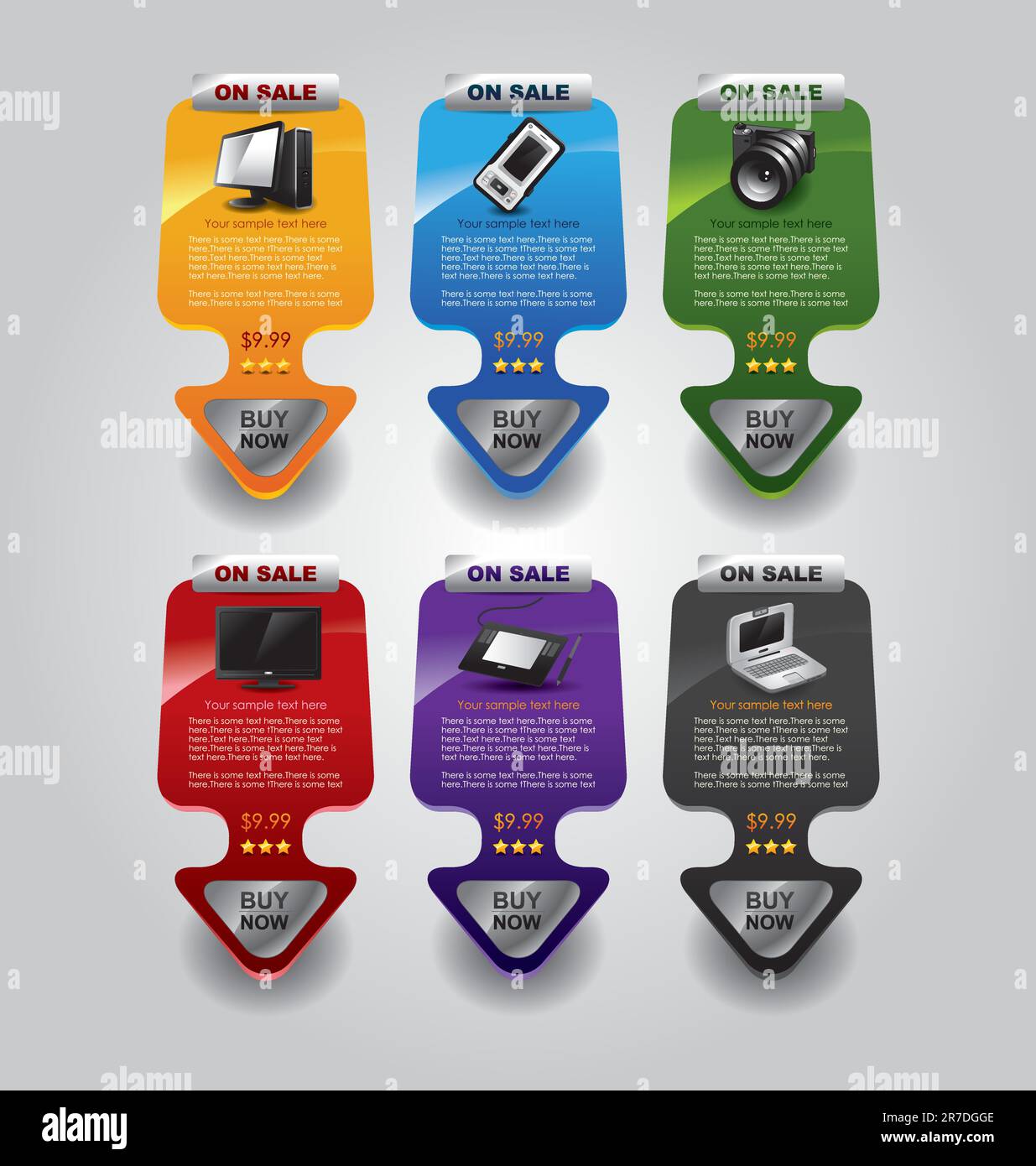 Sale banner collection hi-res stock photography and images - Alamy