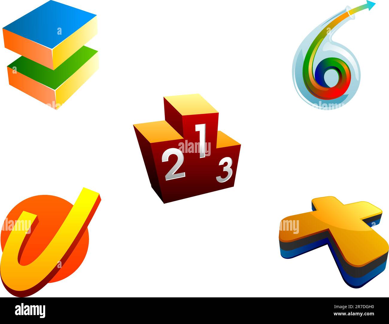 Achiever illustration Cut Out Stock Images & Pictures - Alamy