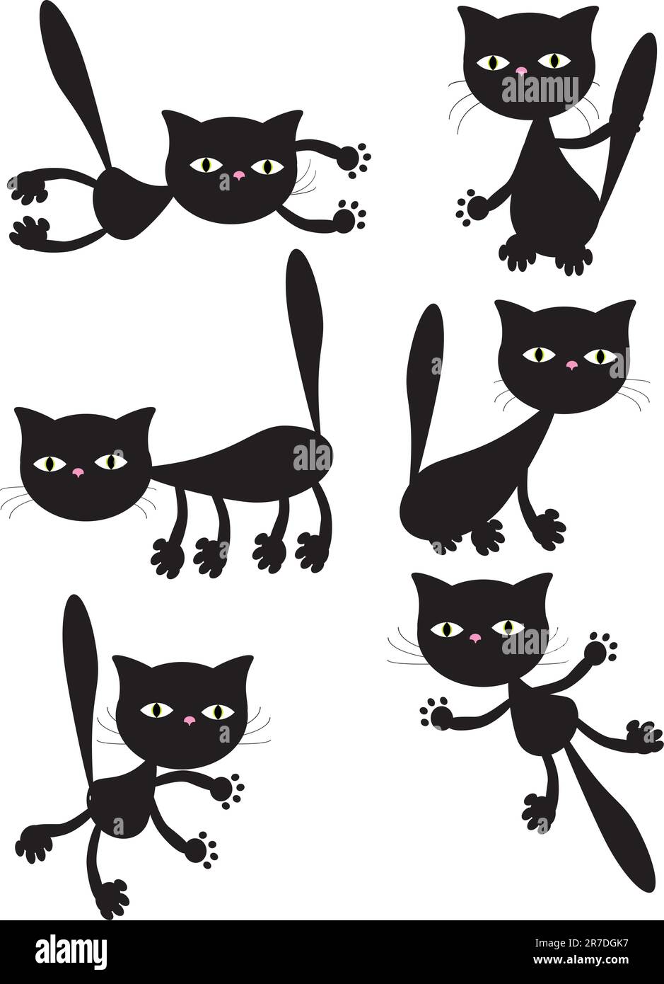 Cats fluffy tail Stock Vector Images - Alamy