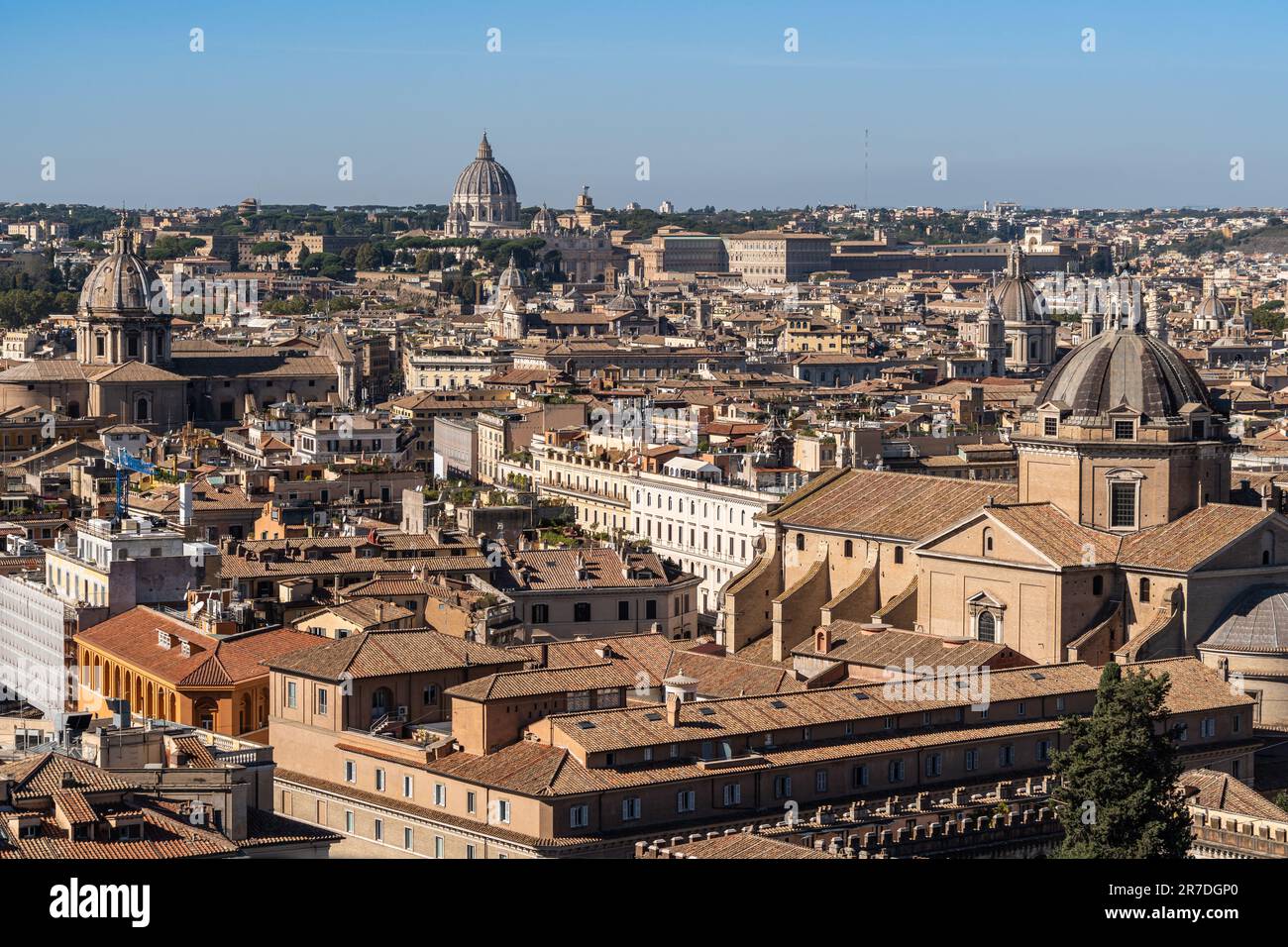 A picturesque view of the beautiful Rome cityscape in Italy Stock Photo ...