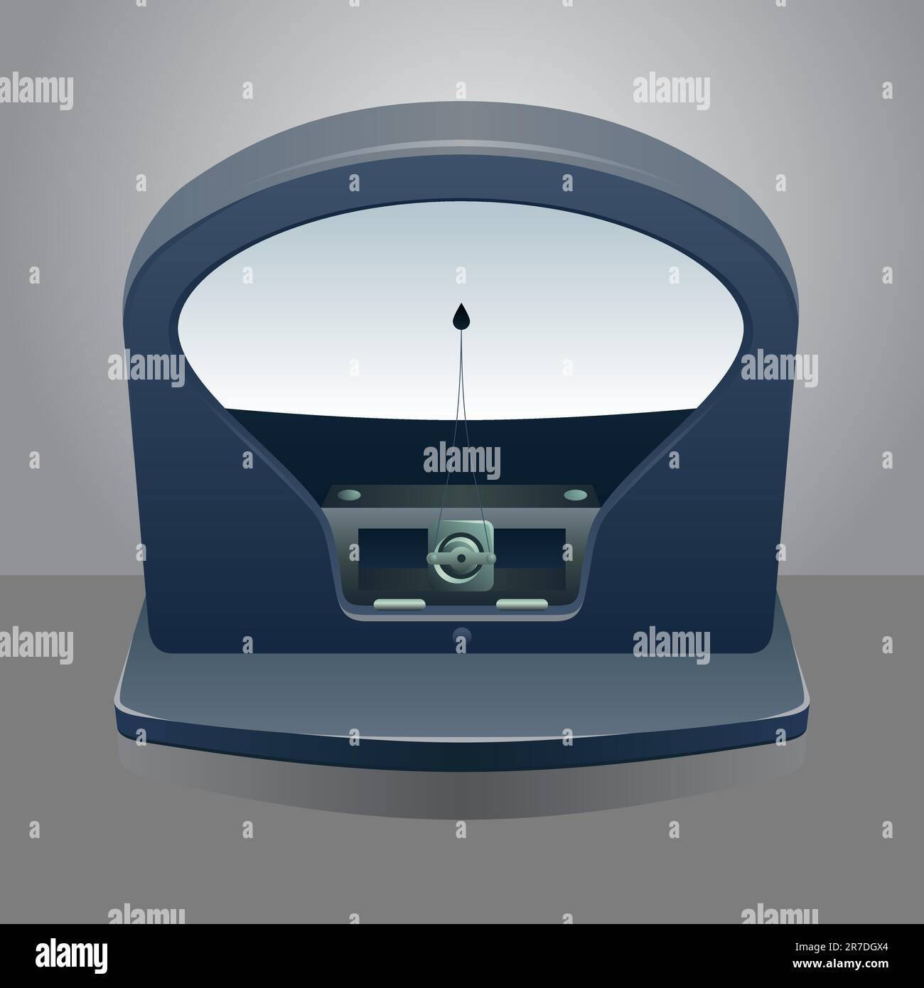 photorealistic vector illustration of a galvanometer Stock Vector Image ...