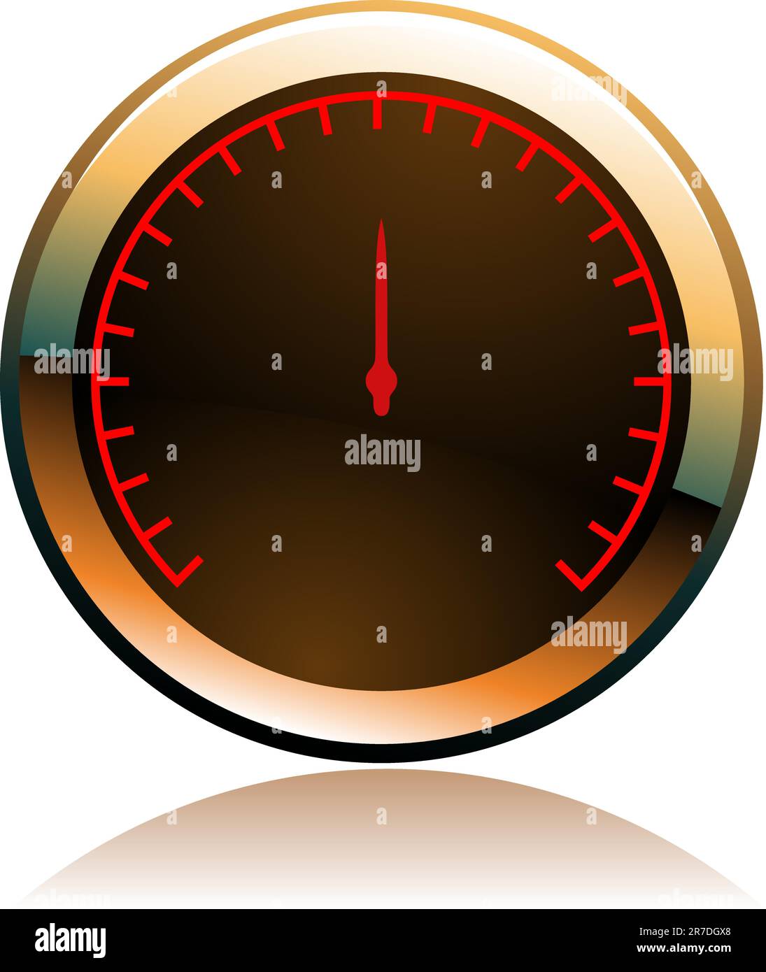 vector illustration of a gauge Stock Vector Image & Art - Alamy