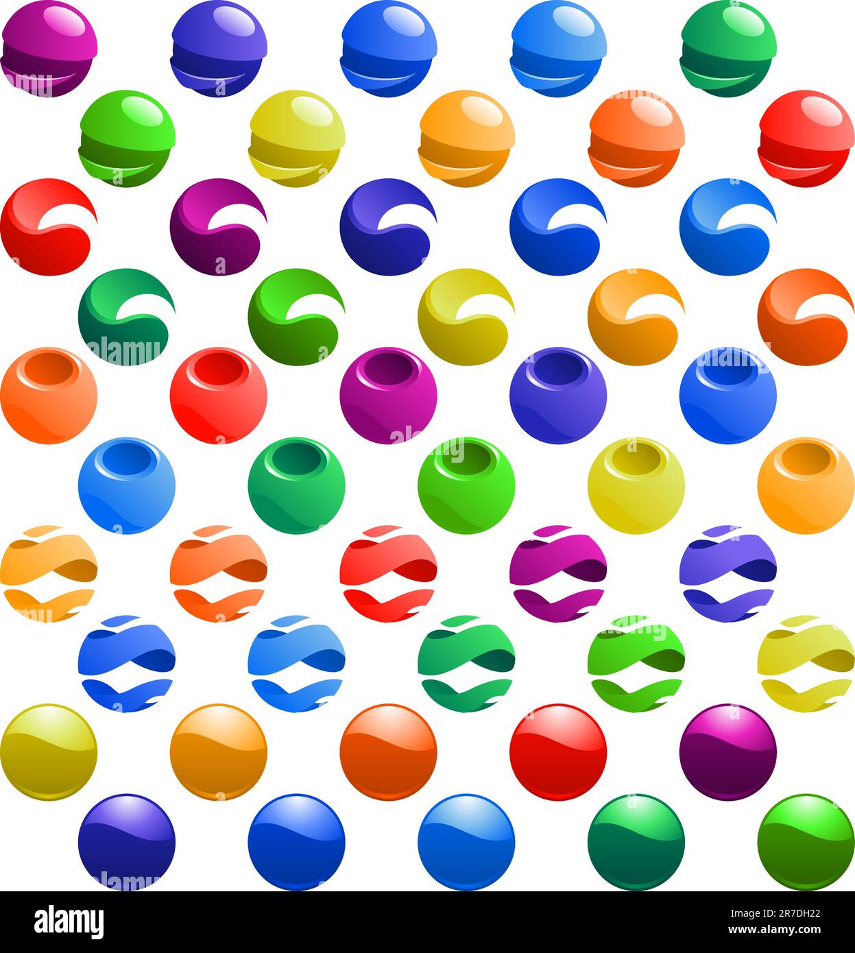 vector sphere design template Stock Vector Image & Art - Alamy