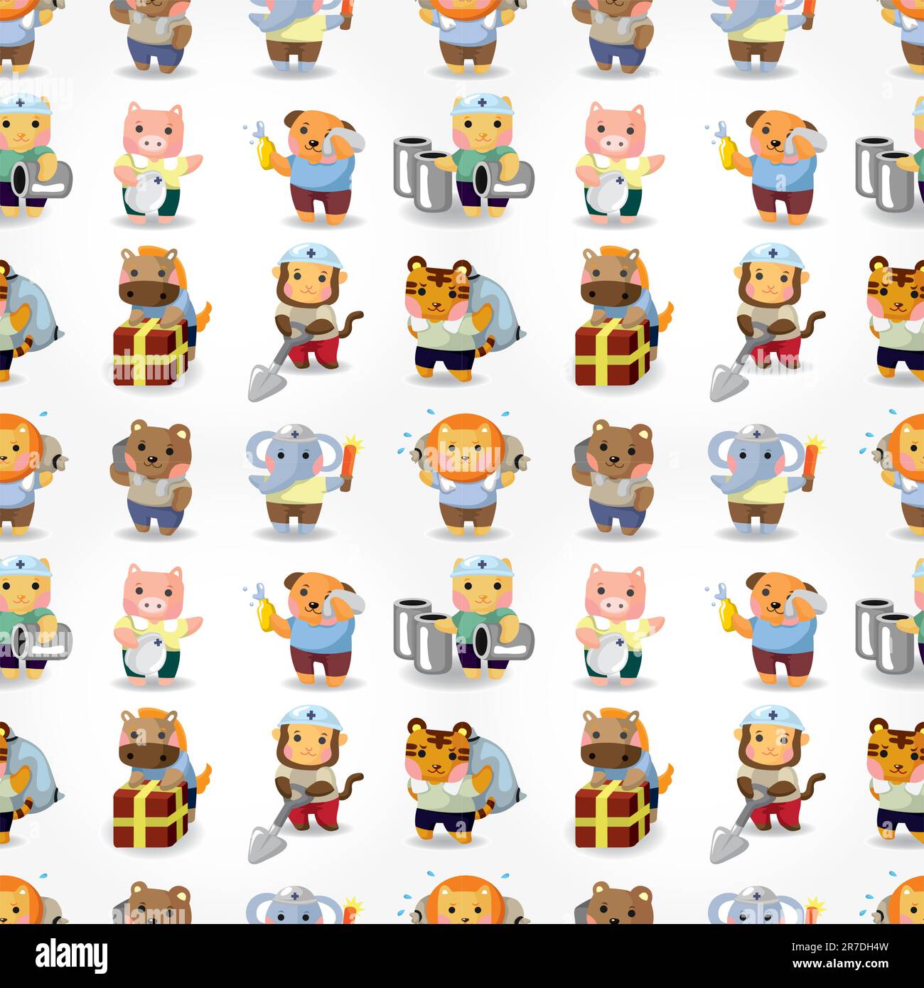 Animal team Stock Vector Images - Alamy