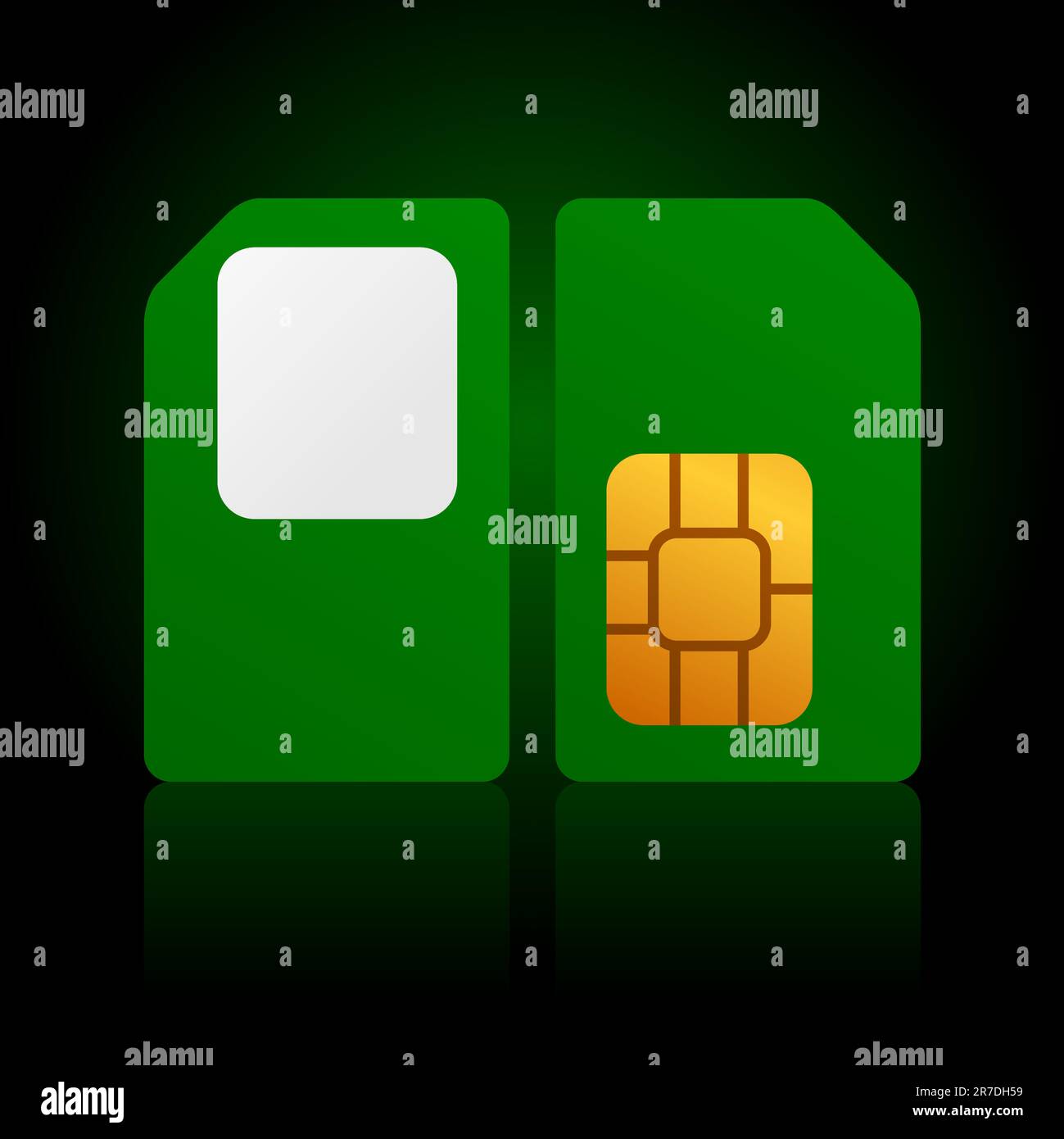 Cellular sim Stock Vector Images - Alamy
