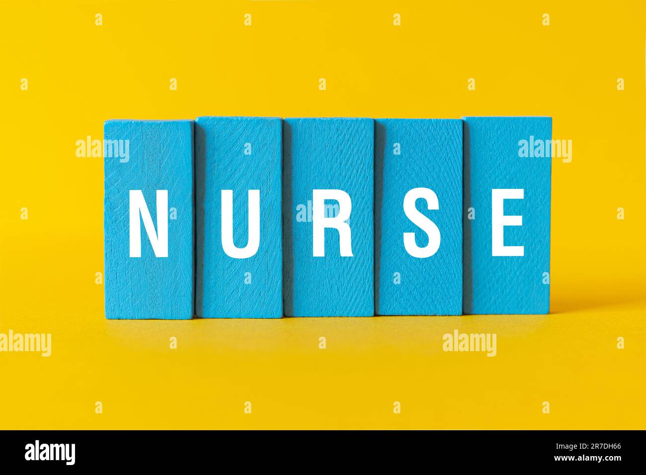 Nurse - word concept on building blocks, text, letters Stock Photo - Alamy