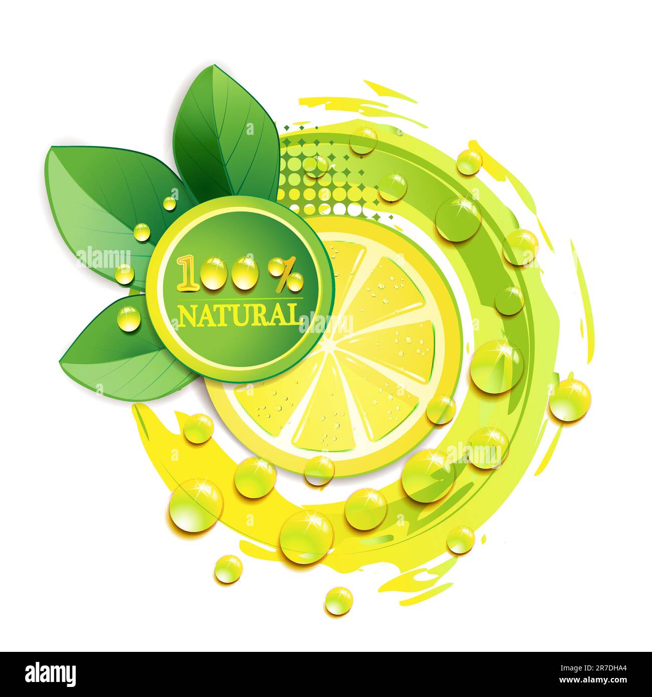 Sliced lemon tart Stock Vector Images - Alamy