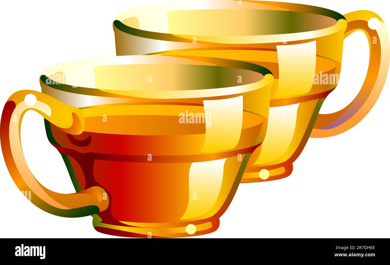 illustration of a shiny and transparent tea cup Stock Vector Image ...