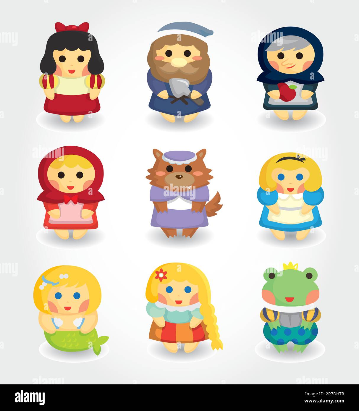 cartoon story people icon set Stock Vector Image & Art - Alamy