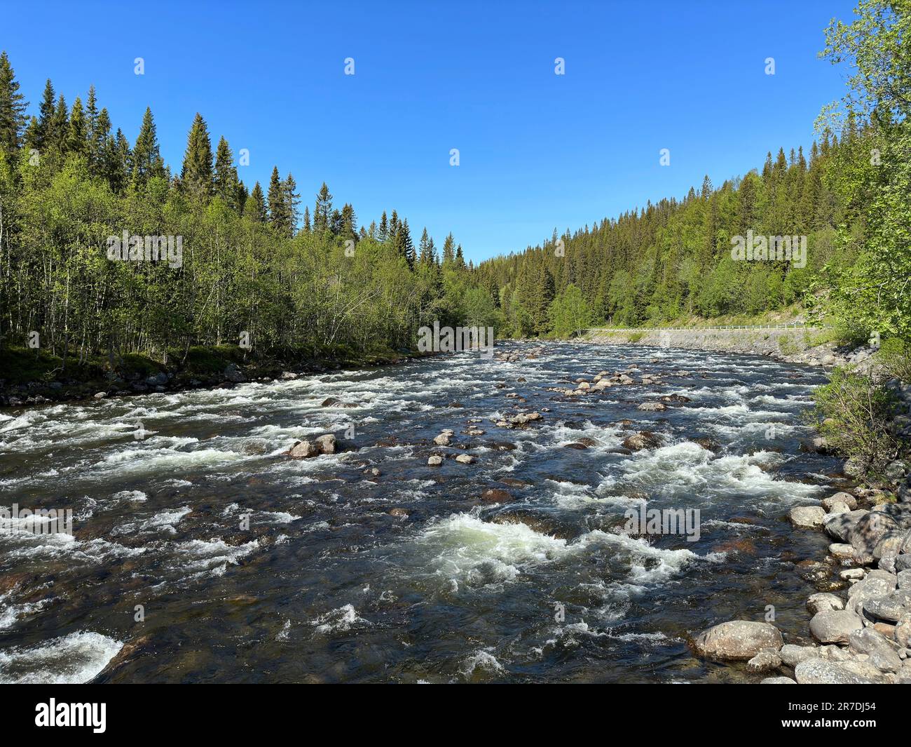 Beautiful view flowing river water hi-res stock photography and images ...