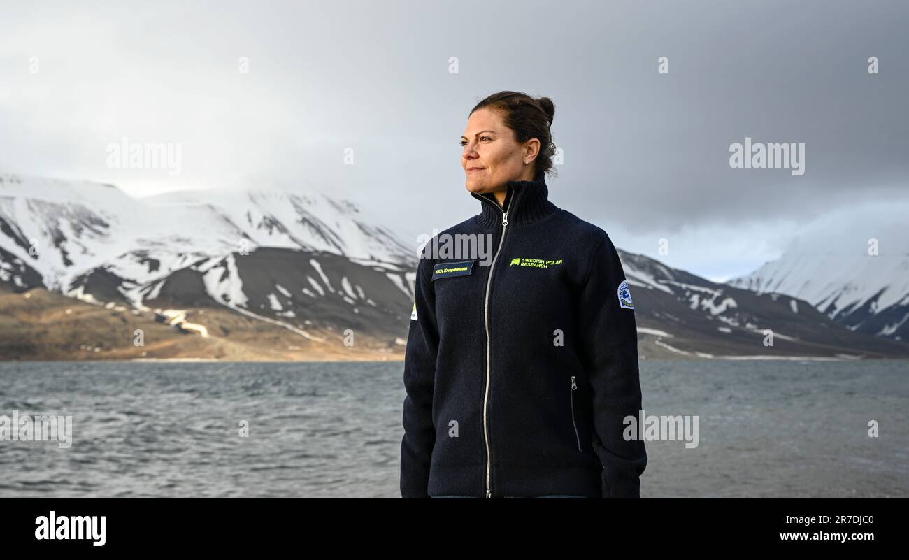 Crown Princess Victoria visits Svalbard in connection with the ...