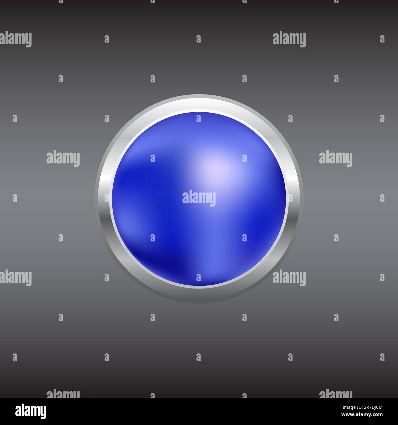 Dark blue button, made by mesh, vector illustration Stock Vector Image ...