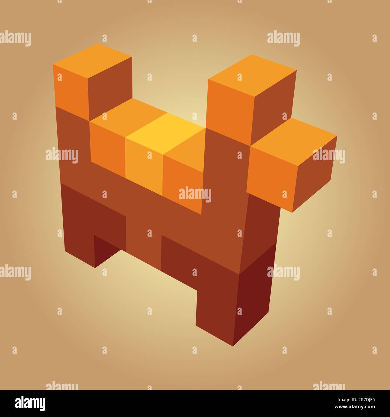 Number block Stock Vector Images - Alamy