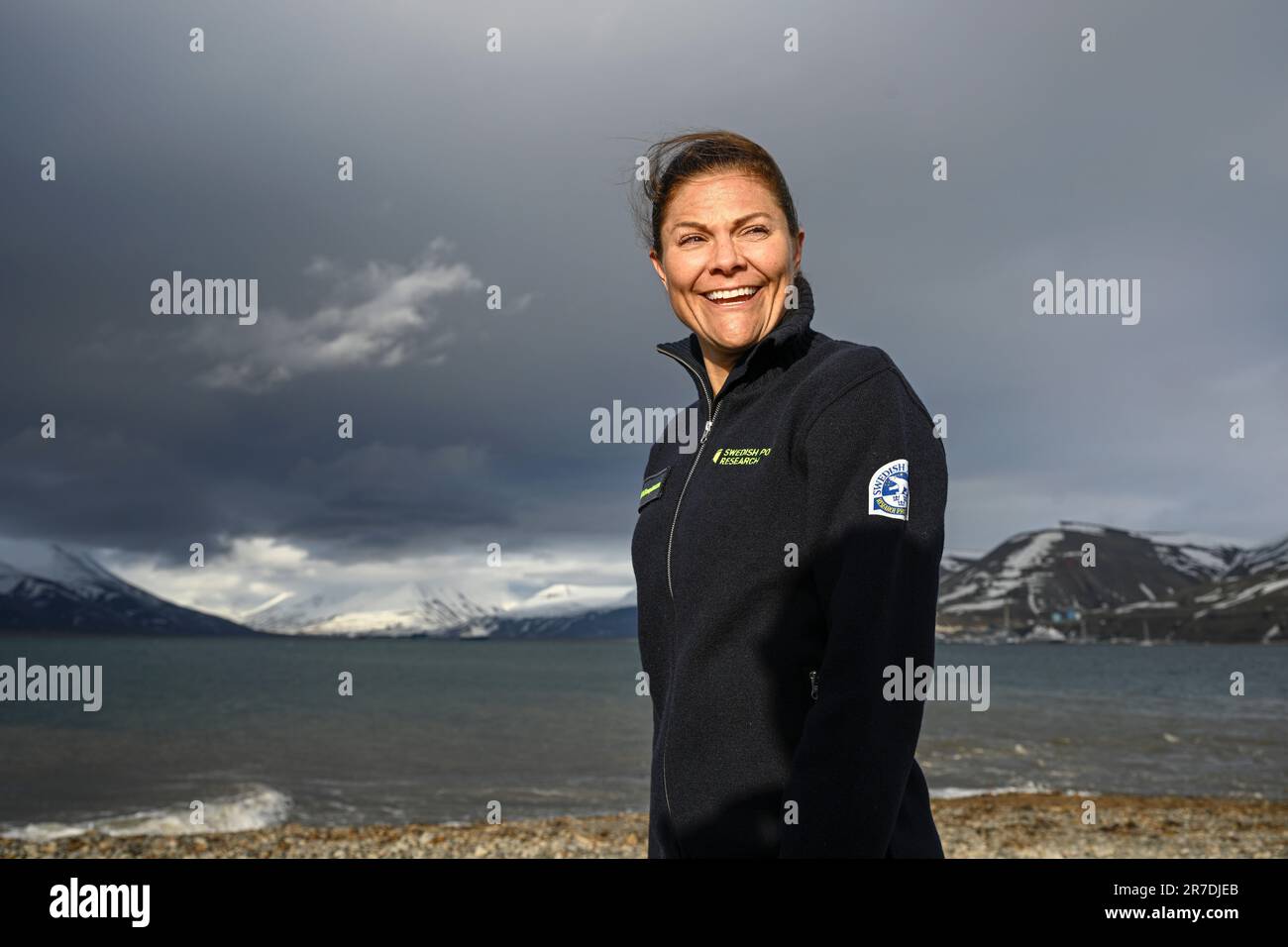 Crown Princess Victoria visits Svalbard in connection with the ...