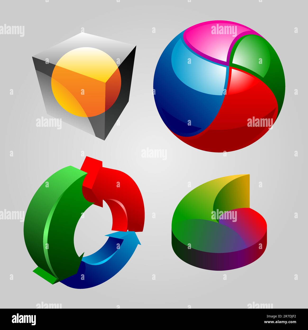 miscellaneous abstract design elements Stock Vector Image & Art - Alamy