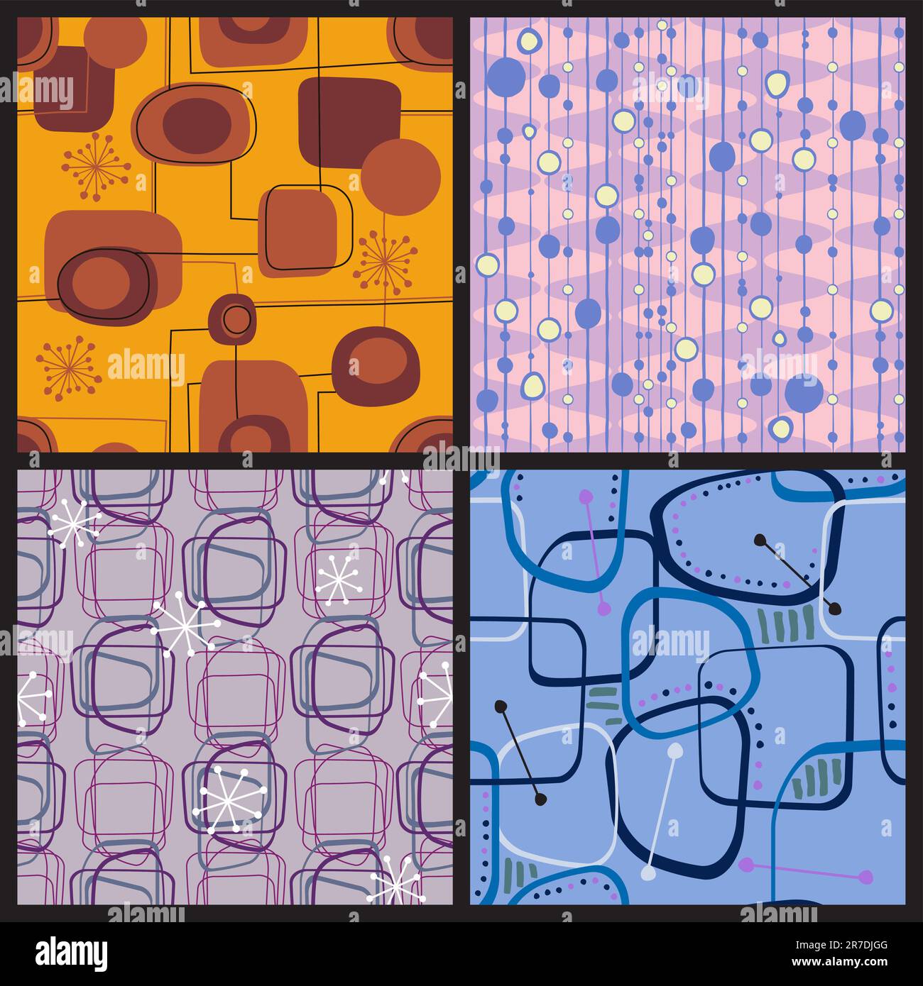 1960s style Stock Vector Images - Alamy