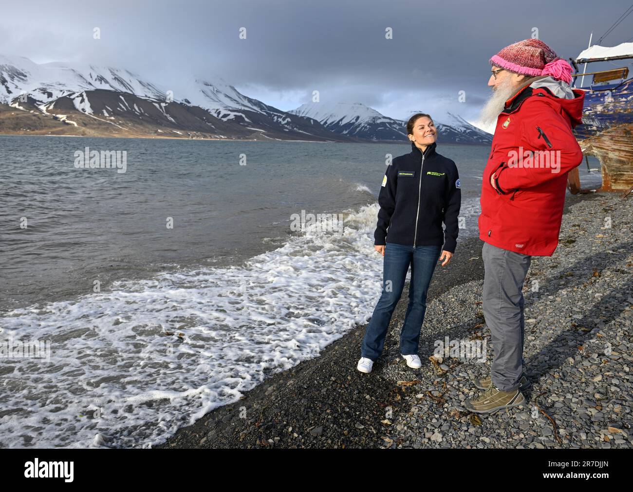 Crown Princess Victoria visits Svalbard in connection with the ...
