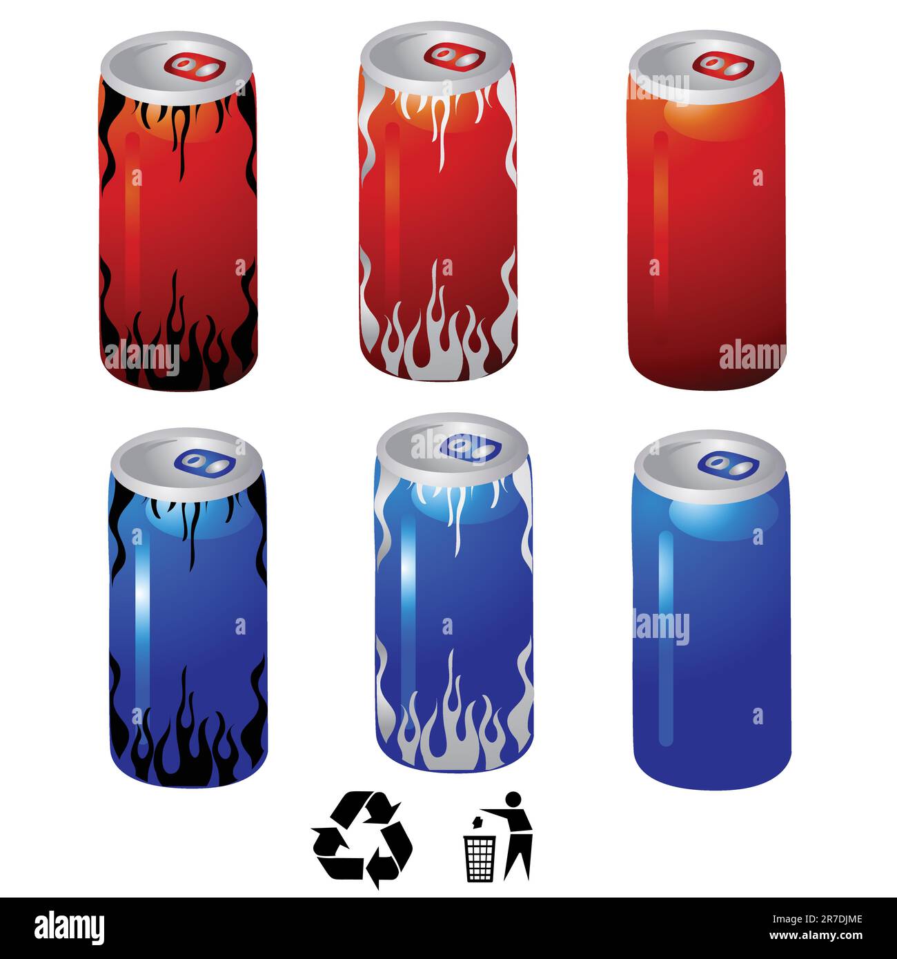 energy drink cans vector Stock Vector Image & Art - Alamy